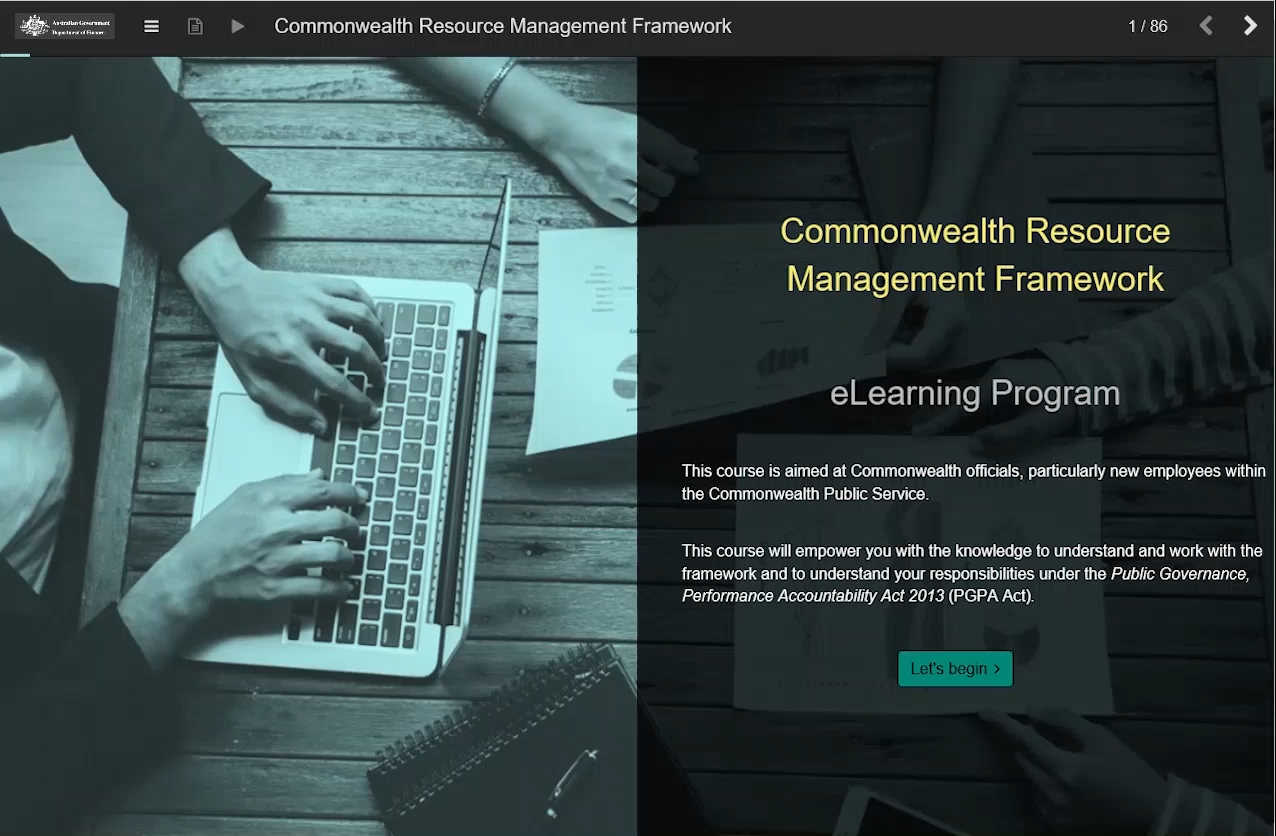Commonwealth Resource Management Framework